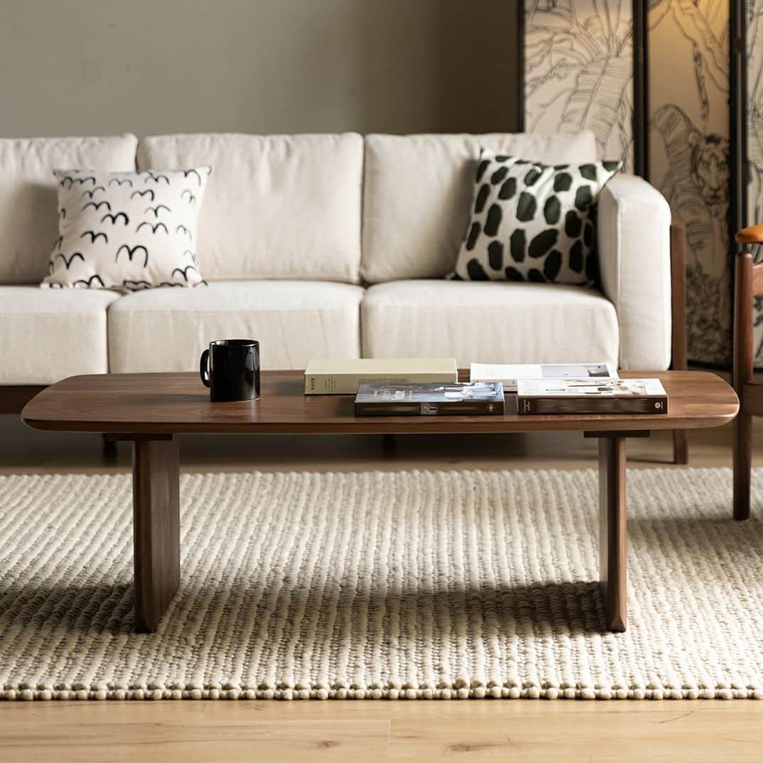 North American Walnut Solid Wood Coffee Table – OVeee