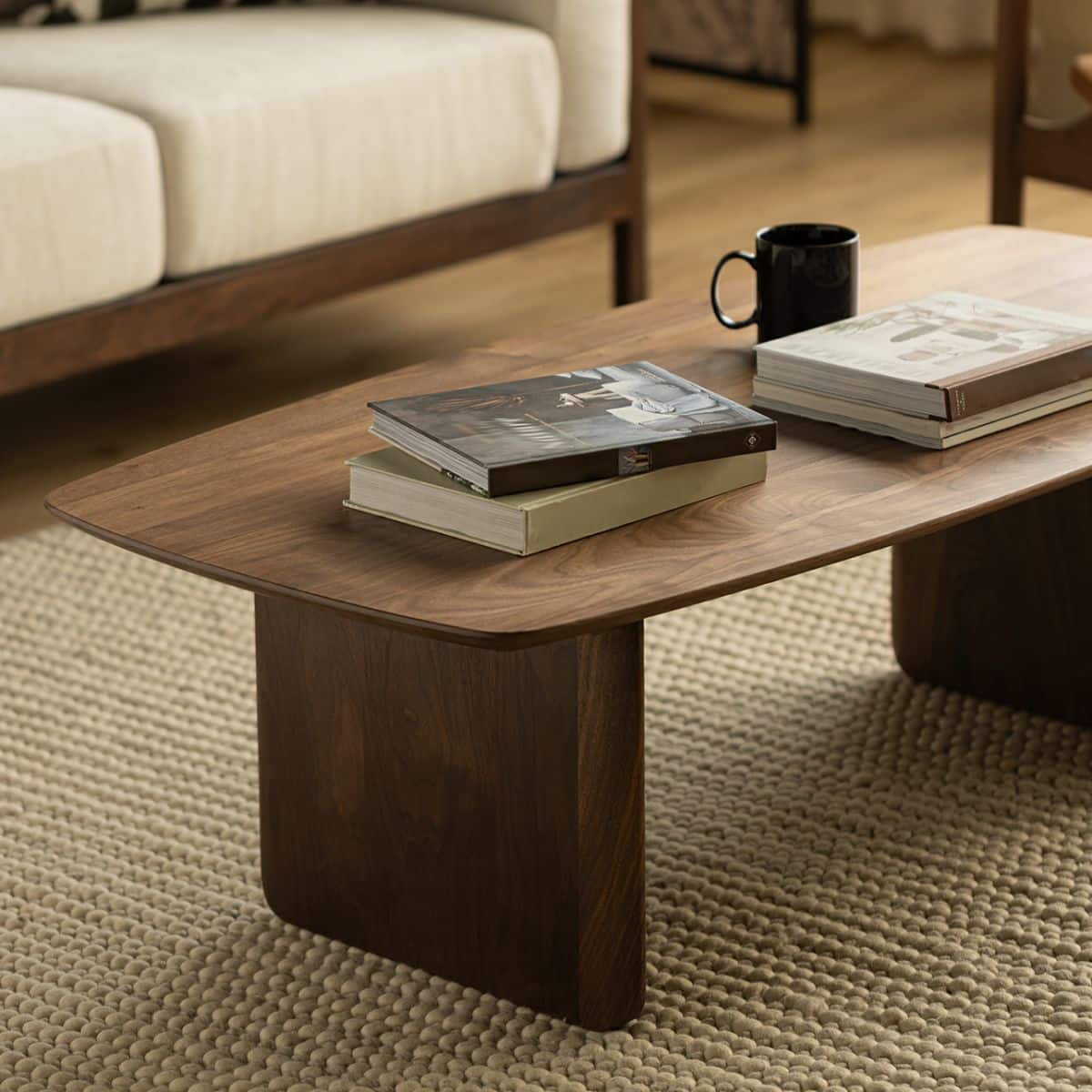 North American Walnut Solid Wood Coffee Table – OVeee