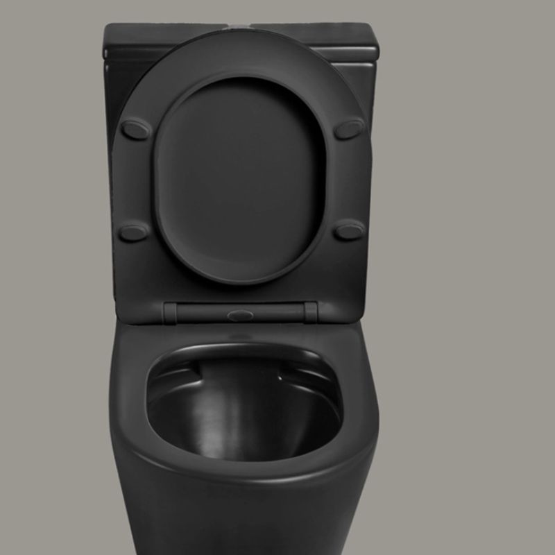 Simplistic Floor Mounted Round/Elongated Two-Piece Toilet 10″ Rough in ...