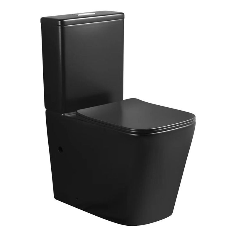 Simplistic Floor Mounted Round/Elongated Two-Piece Toilet 10″ Rough in ...