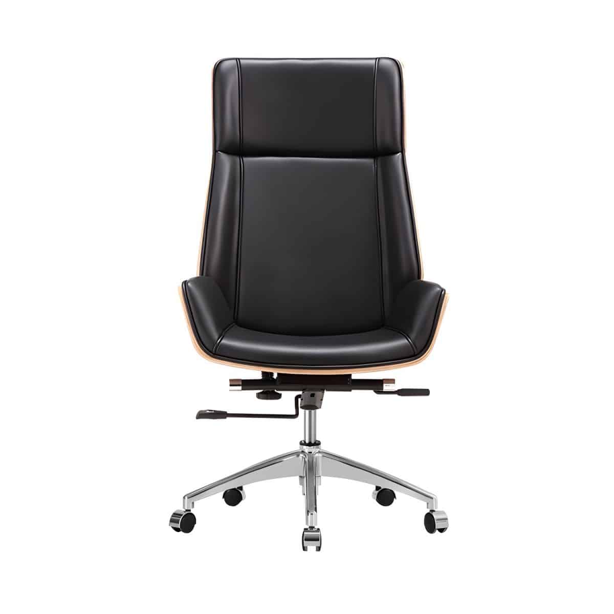 Contemporary No Arm Executive Chair Wheels Included Managers Chair for ...