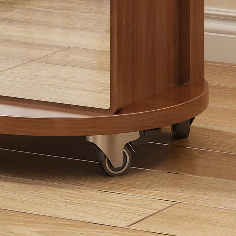 Modern Open Storage Hall Rack Stand with Mirror & Back Plate – OVeee