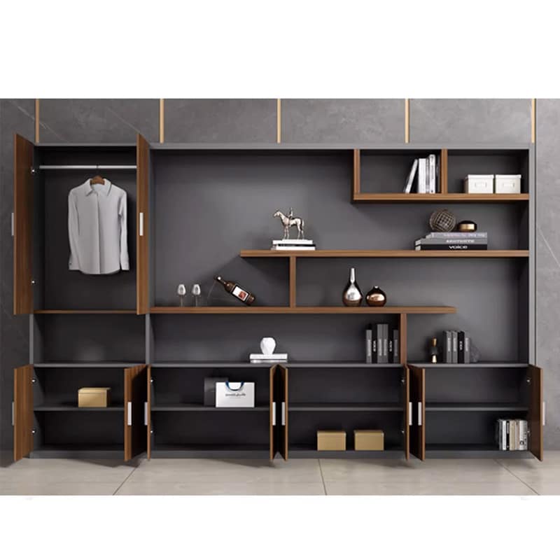 Office Walnut Color File Cabinet Oveee 
